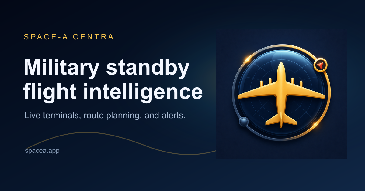 Space-A Central — Military Space-Available Travel Made Simple